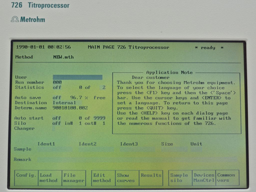 Metrohm 726 Titroprocessor - Gemini BV