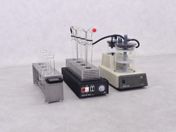 Buchi 425 Destructieblock and 412 Scrubber unit - Gemini BV