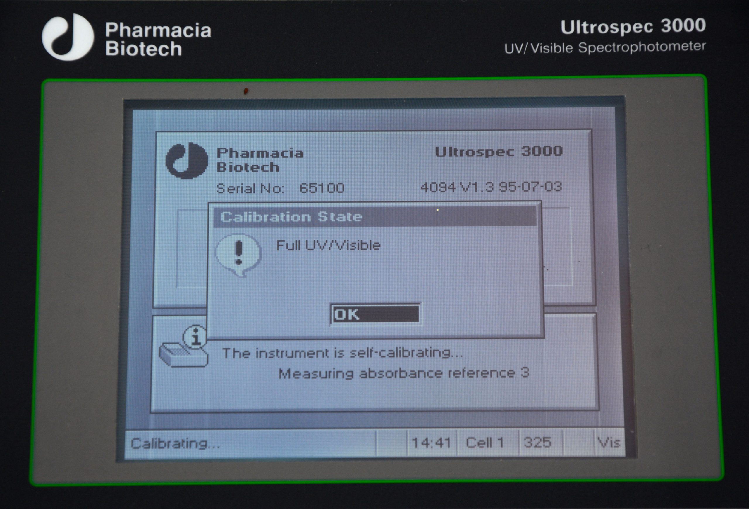 Pharmacia Ultrospec 3000 Spectrophotometer - Gemini BV