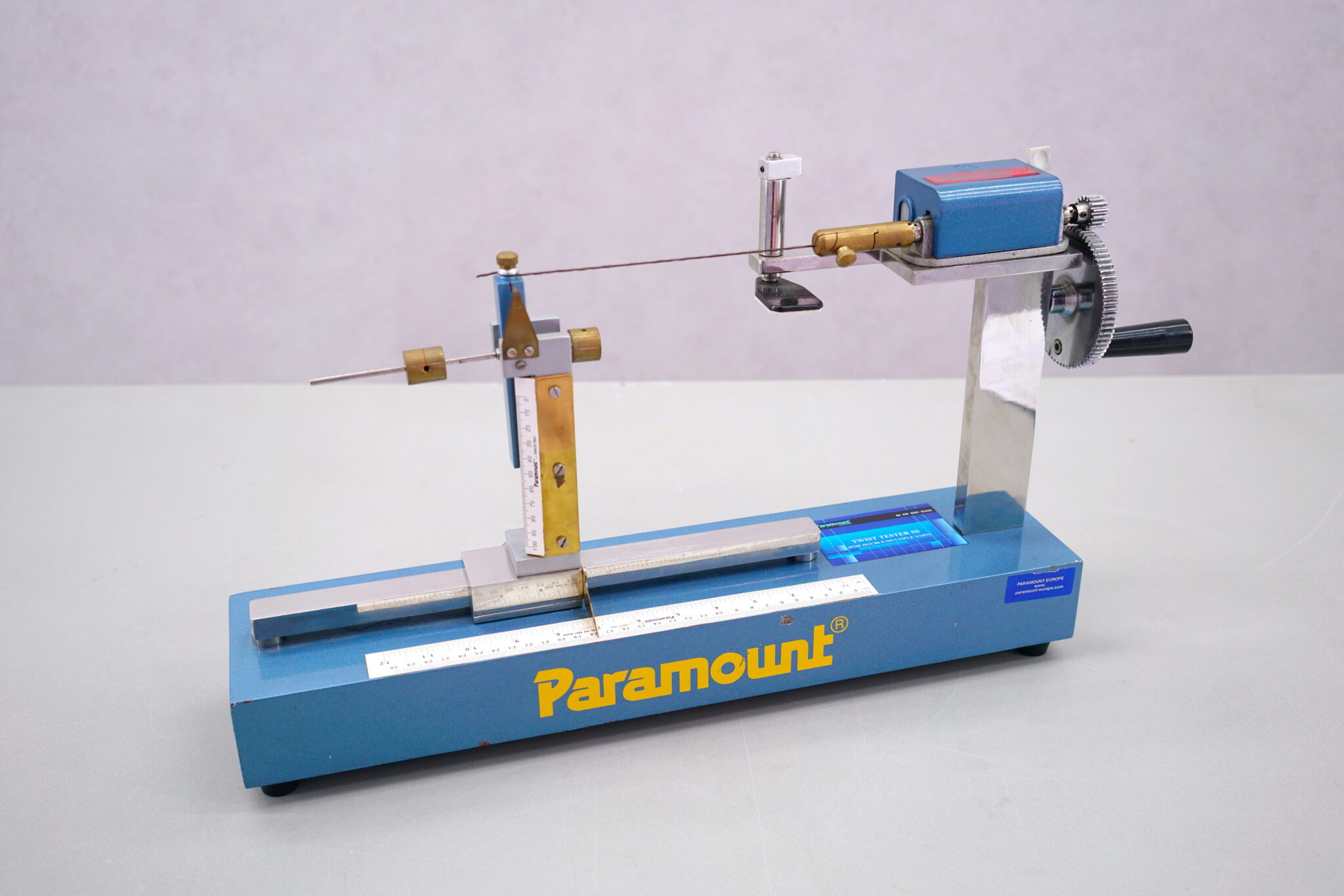 Paramount Instruments type SS yarn twist tester - Gemini BV