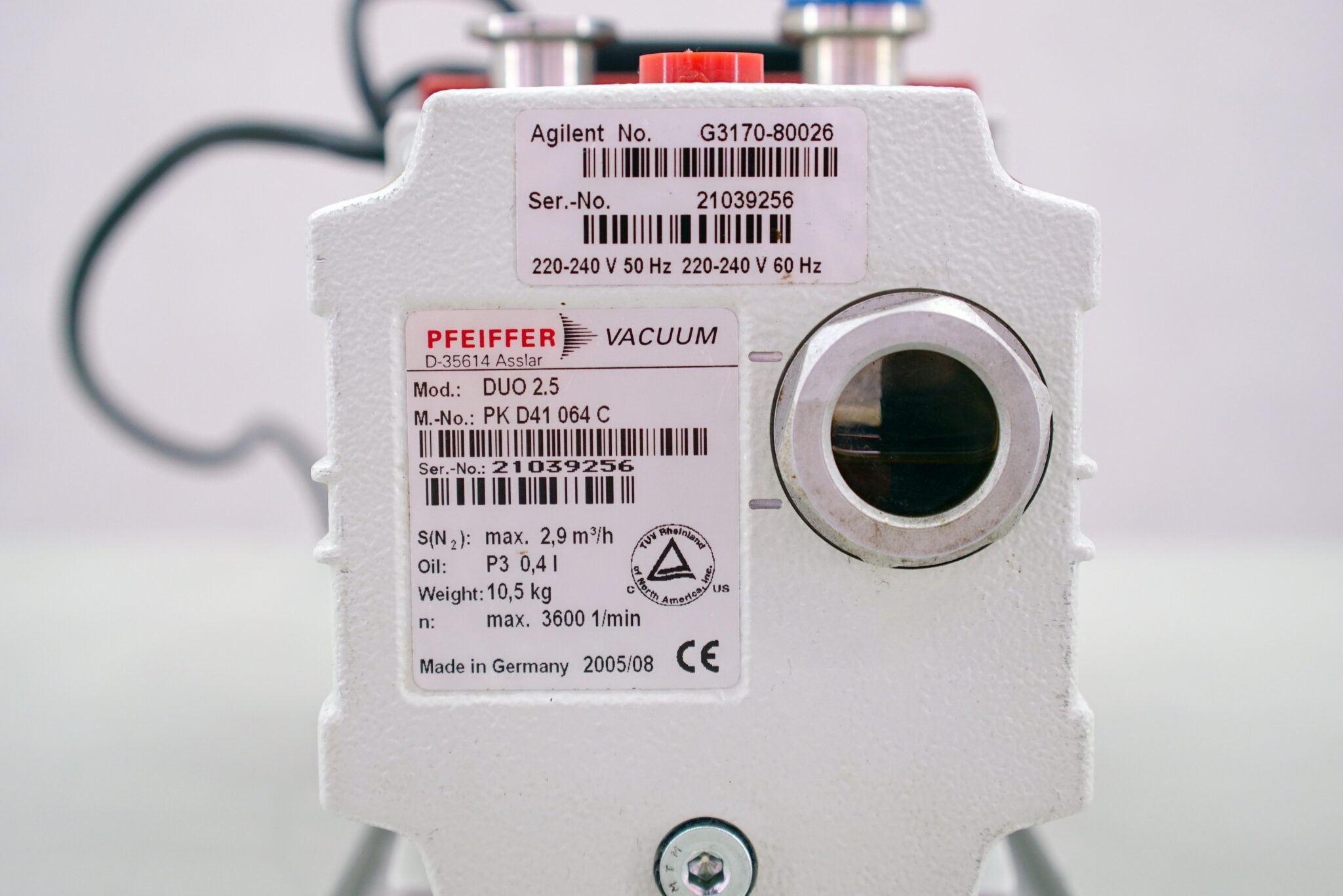 Pfeiffer Duo 2.5 vacuum pump - Gemini BV