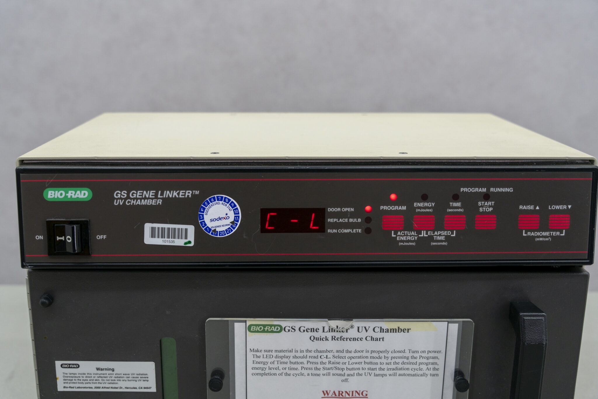 Bio-Rad GS Gene Linker UV chamber - Gemini BV