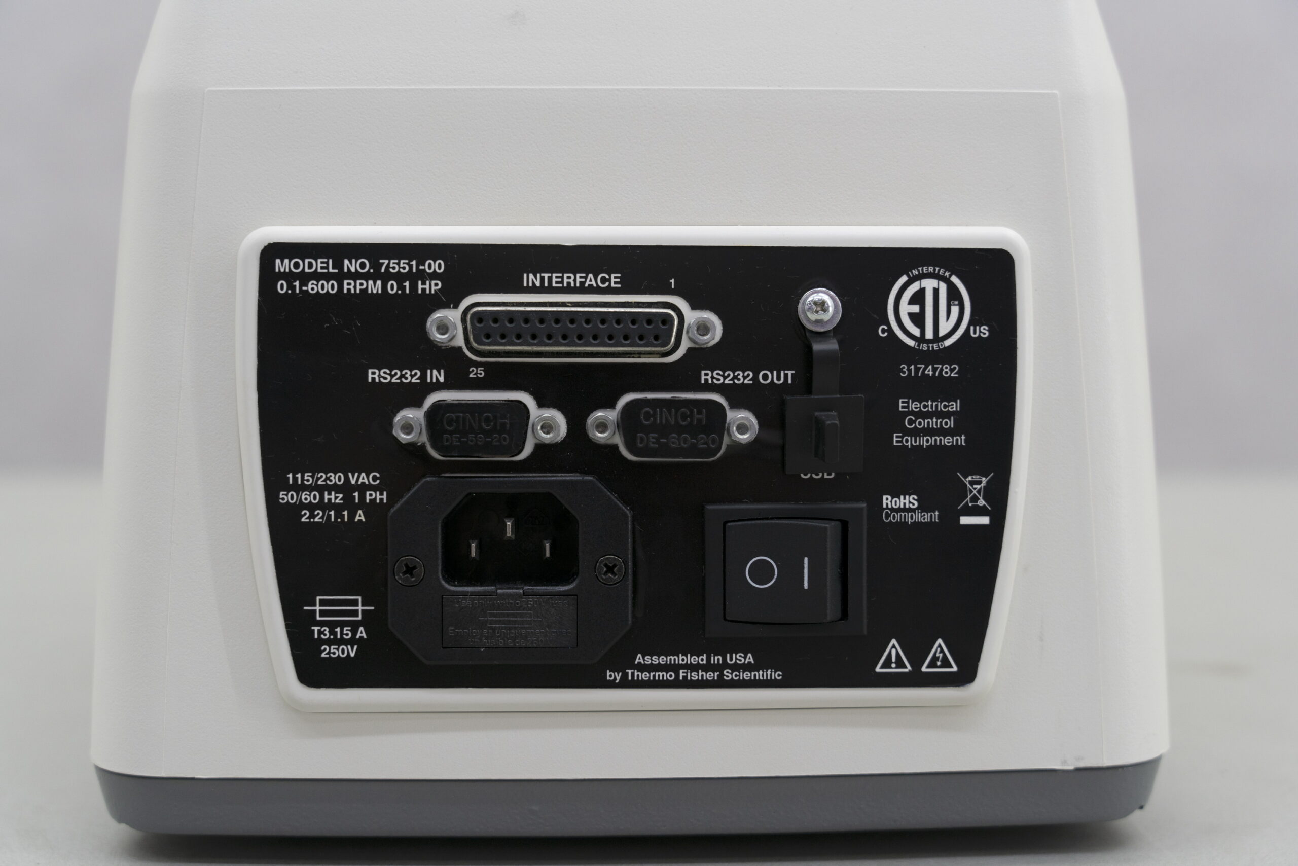 Cole Palmer Masterflex L/S 7551-00 peristaltic pump with Easy-Load ...