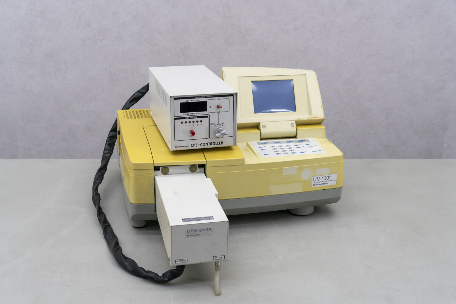 Shimadzu UV-1601 Double Beam UV-Vis Spectrophotometer with CPS 240A ...