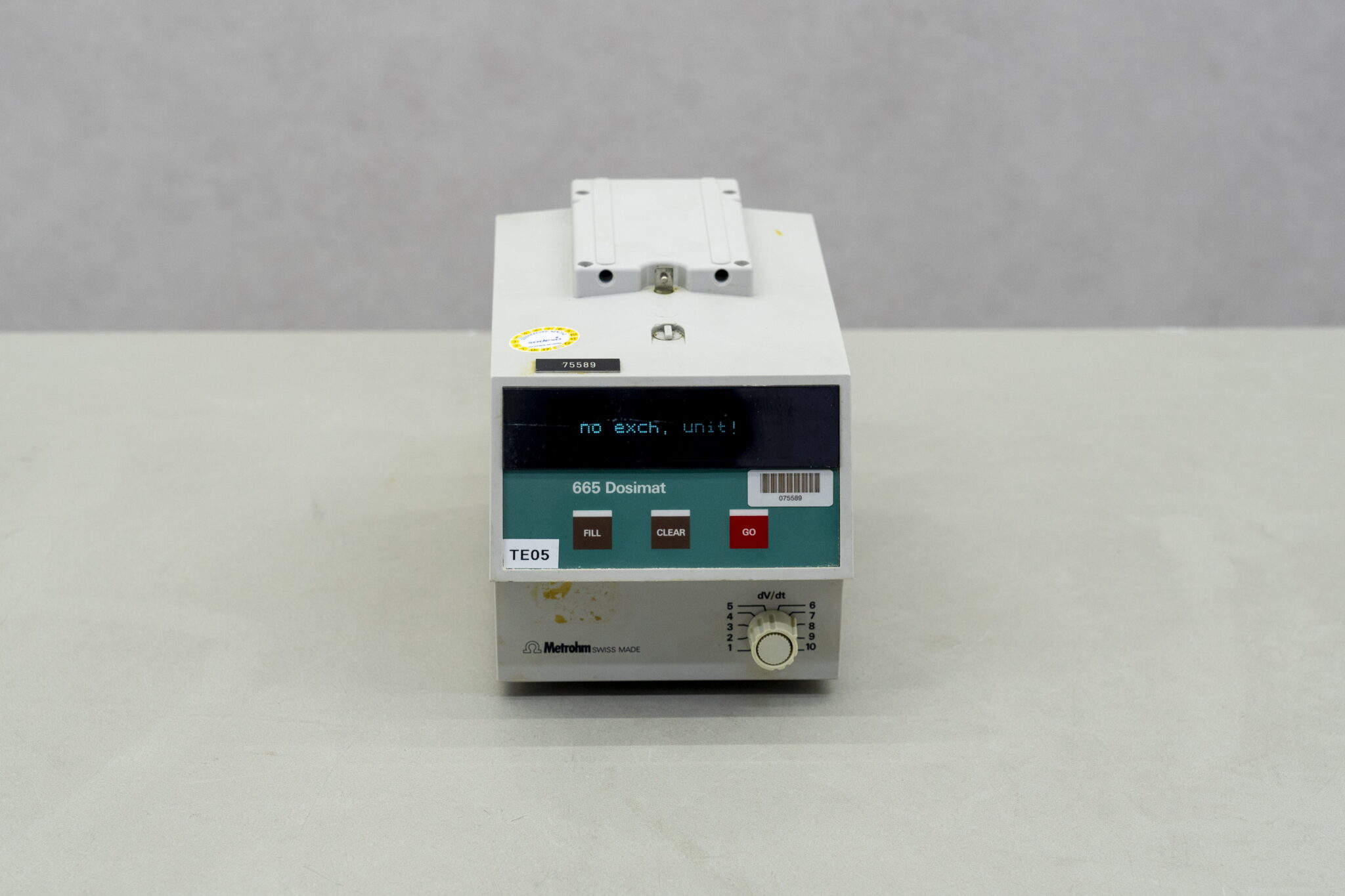 Metrohm Dosimat 665 exl Buret and glasswork - Gemini BV