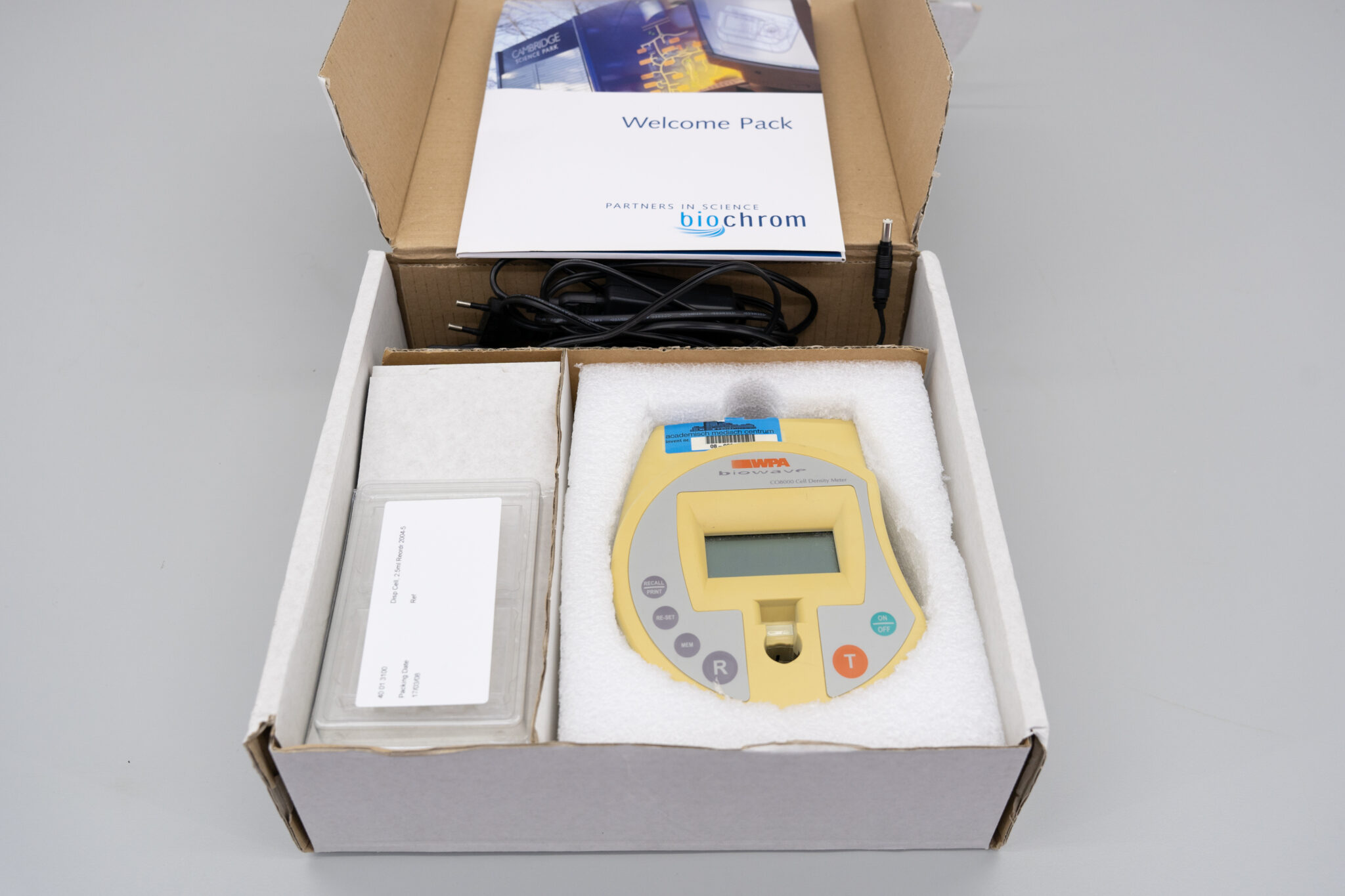 WPA - Biochrom Biowave CO 8000 Cell Density Meter - Gemini BV