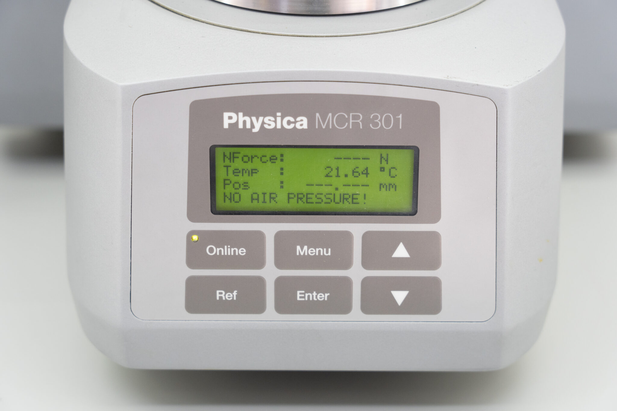 Anton Paar Physica MCR 301 Rheometer and Julabo AWC100 air-to-water ...