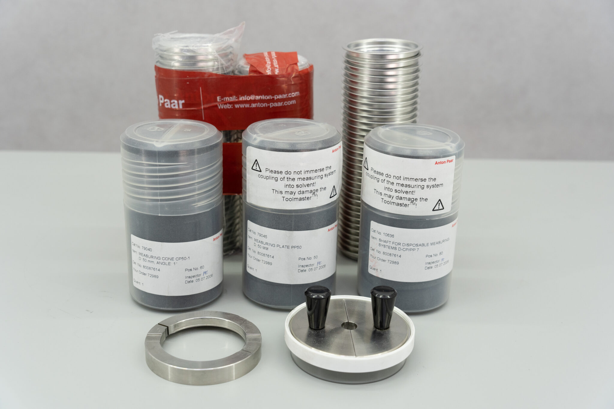 Anton Paar Physica MCR 301 Rheometer and Julabo AWC100 air-to-water ...