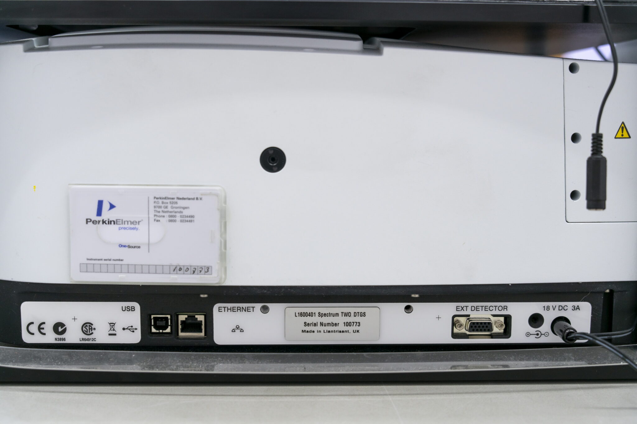 Perkin Elmer Fluid control module & Spectrum Two FT-IR ...