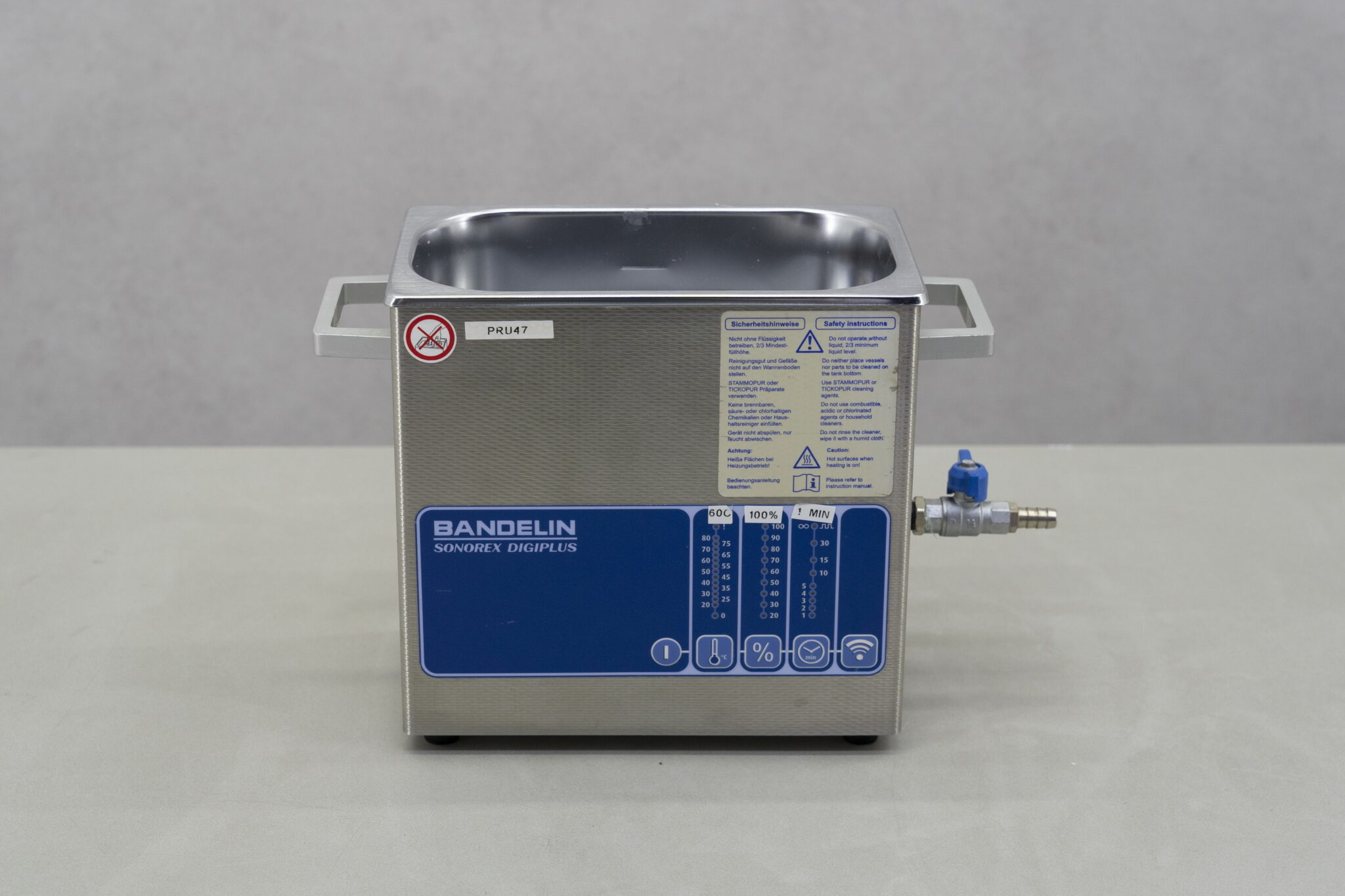 Bandelin Sonorex Digiplus DL 102H Ultrasonic bath - Gemini BV