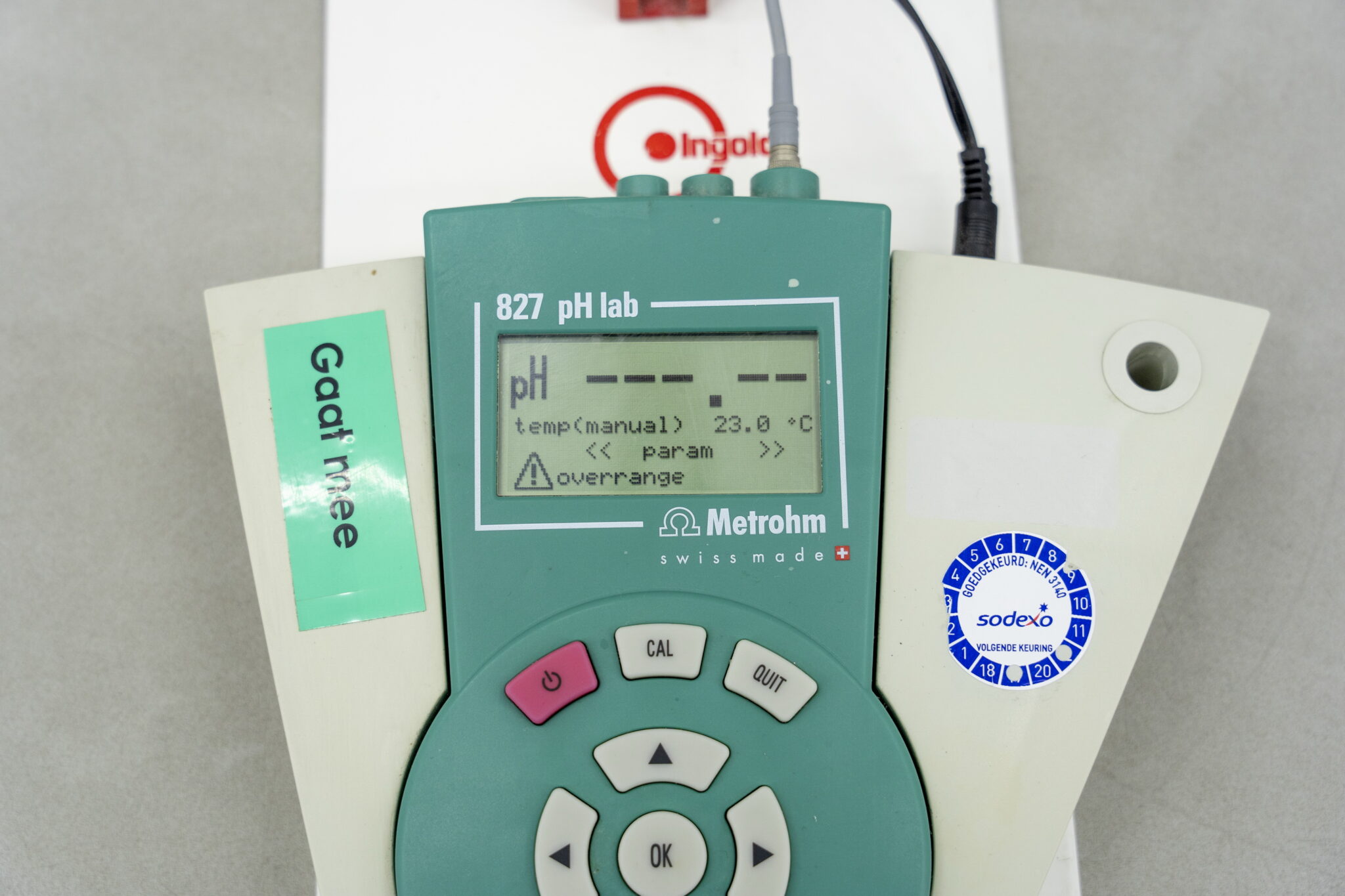 Metrohm 827 pH meter - Gemini BV